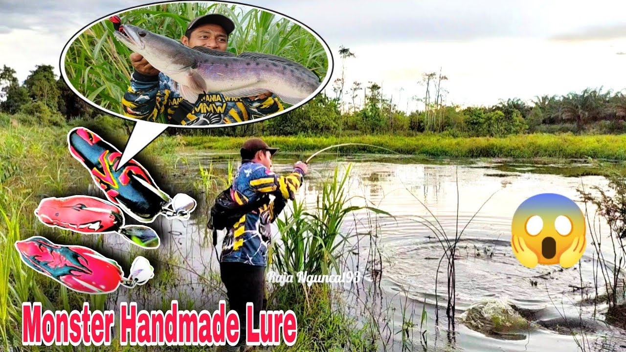 Umpan Soft Frog Terbaik Untuk Casting Toman | Mancing Toman | Monster ...
