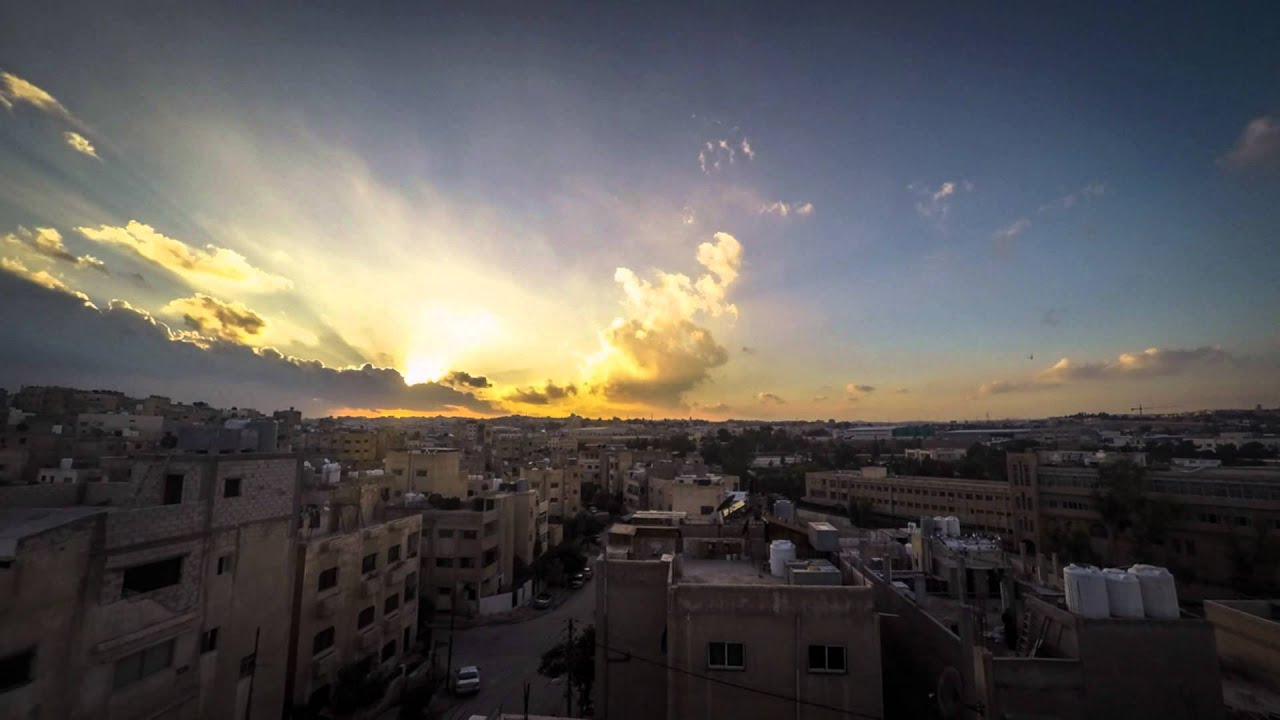 Sunset Time Lapse , Amman jordan - YouTube