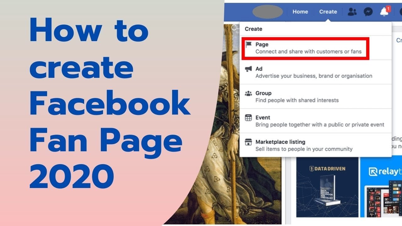How to create Facebook Fan Page 2020 #learning #tutorials #FacebookPage ...