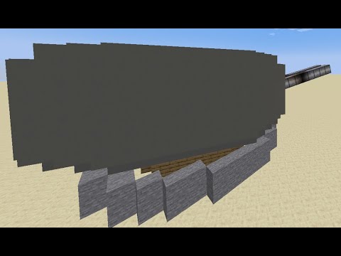 Working Minecraft Naval Gun - YouTube
