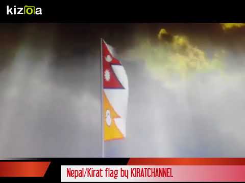 Nepal and Kirat flag flying in the wind - YouTube