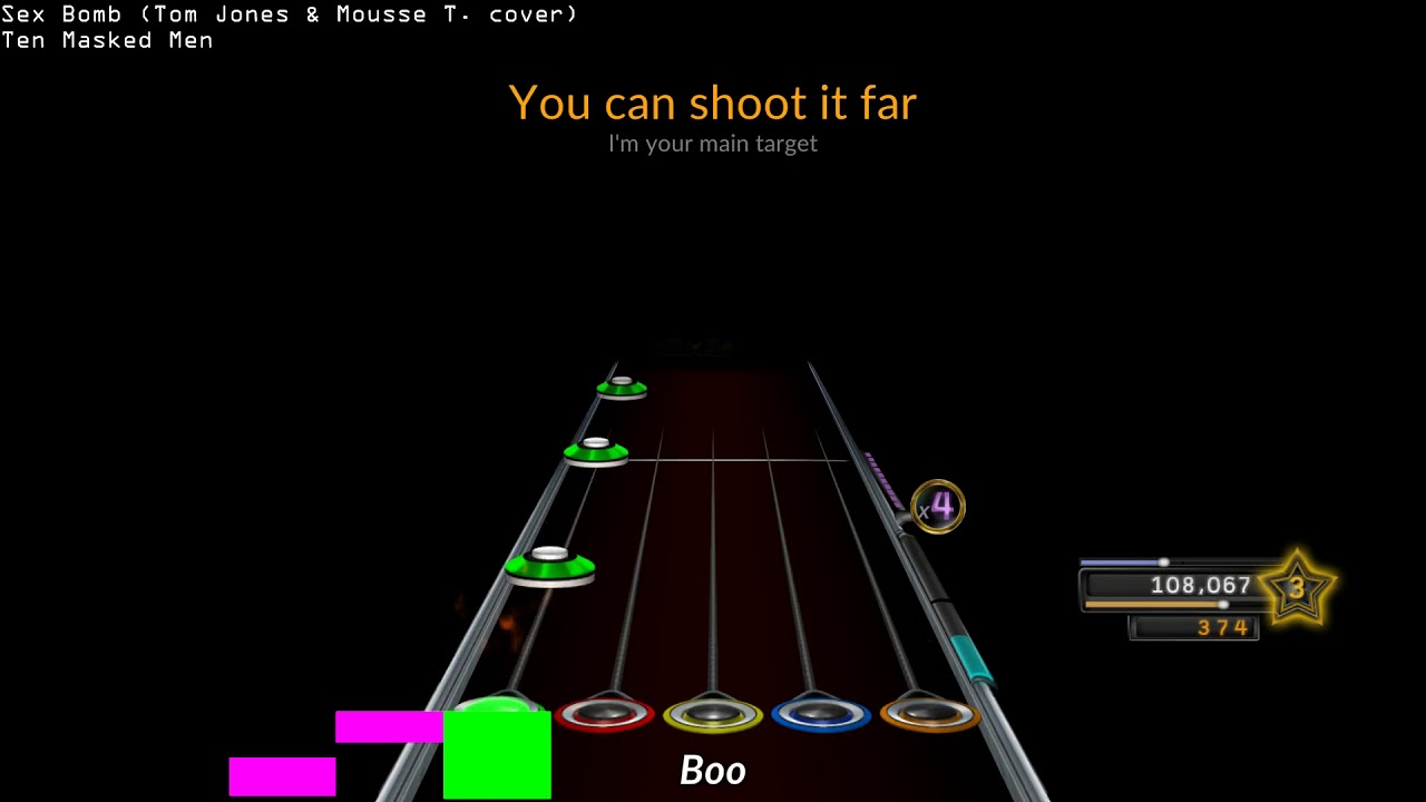 Ten Masked Men - Sex Bomb (cover) 100% Clone Hero FC - YouTube