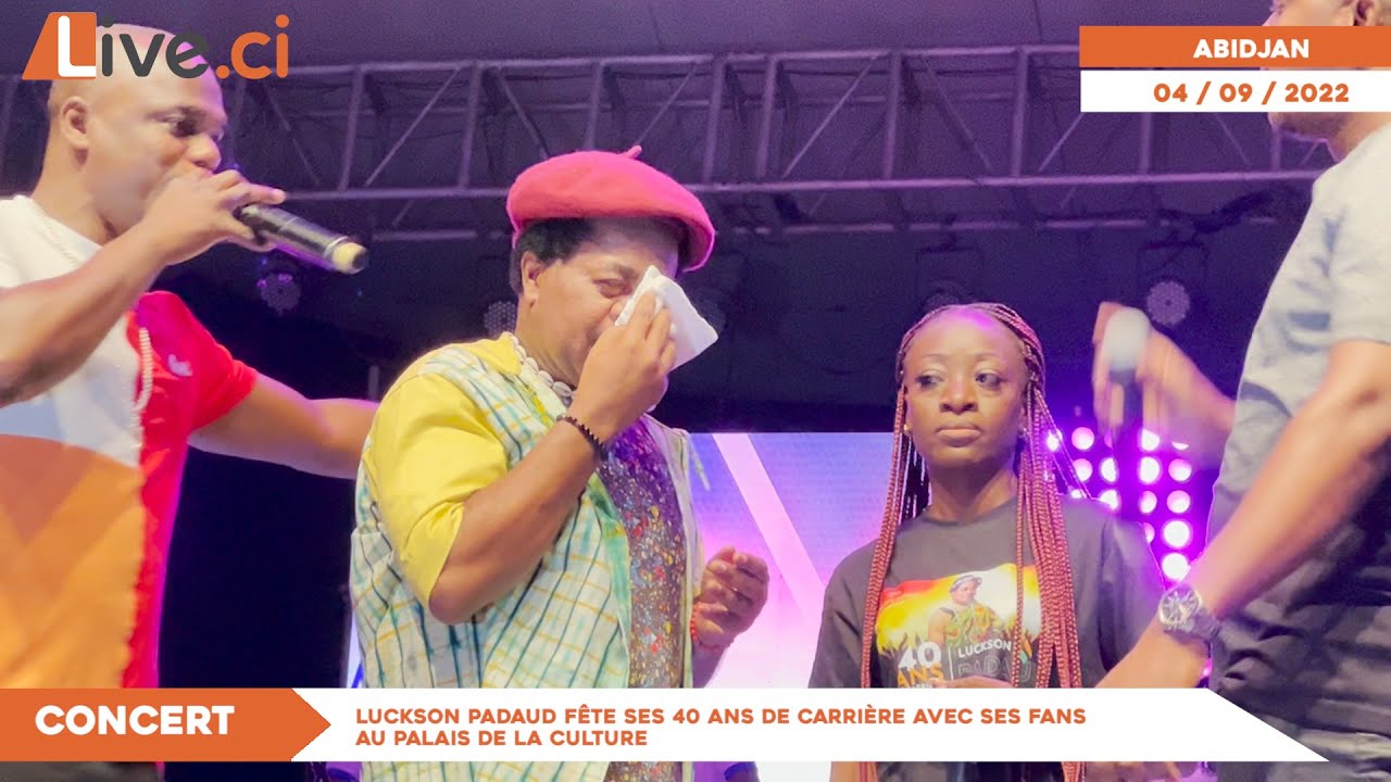 Luckson Padaud fête ses 40 ans de carrière avec ses fans au Palais de ...