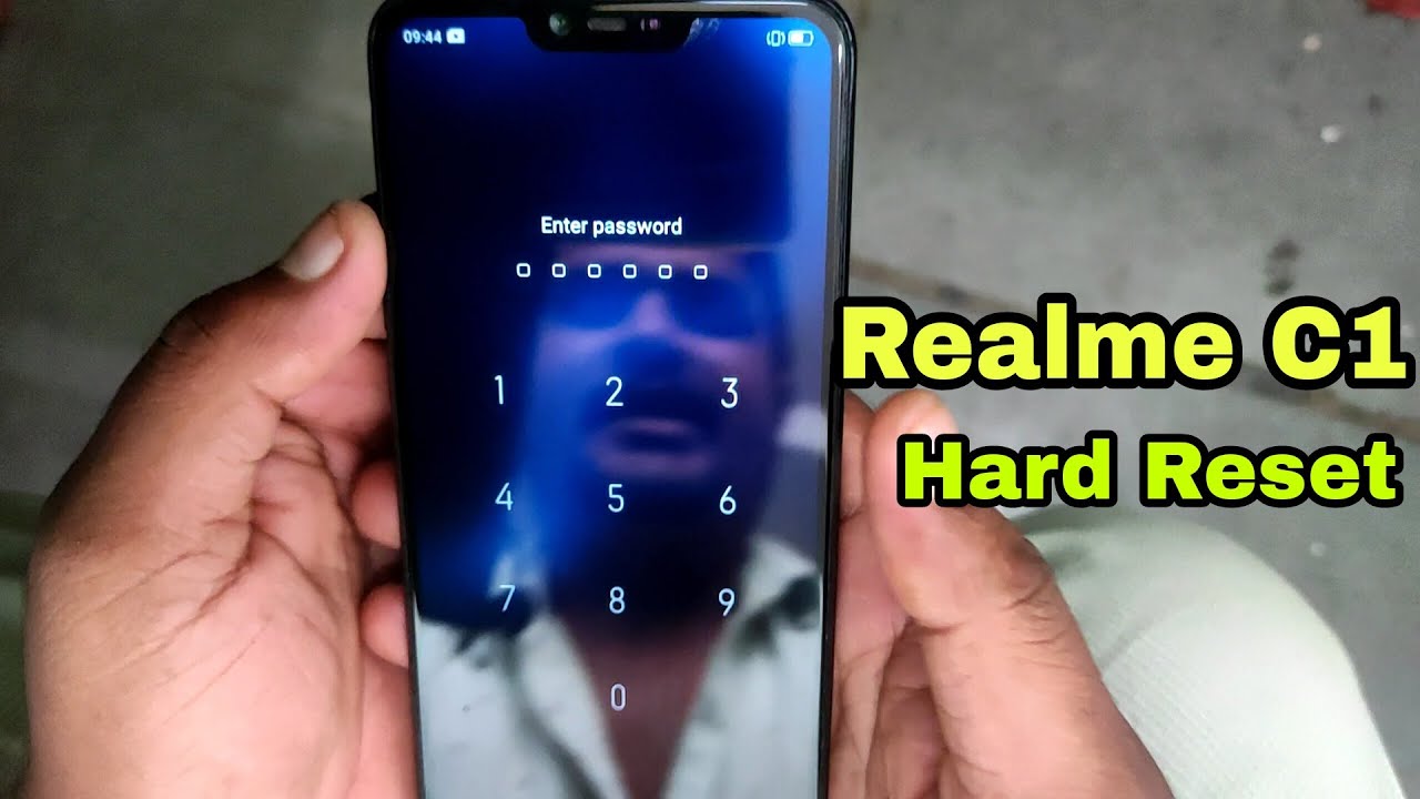 how to hard reset realme C1 RMX1811 - YouTube