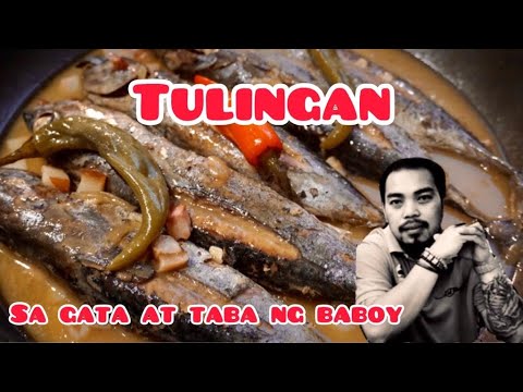 GANATA-ANG TULINGAN / BULLET TUNA with smoke pork fat. - YouTube