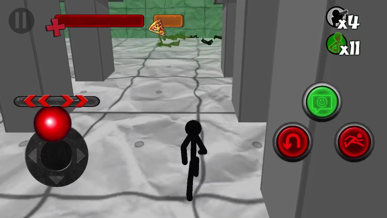 Stickman makes friends - YouTube