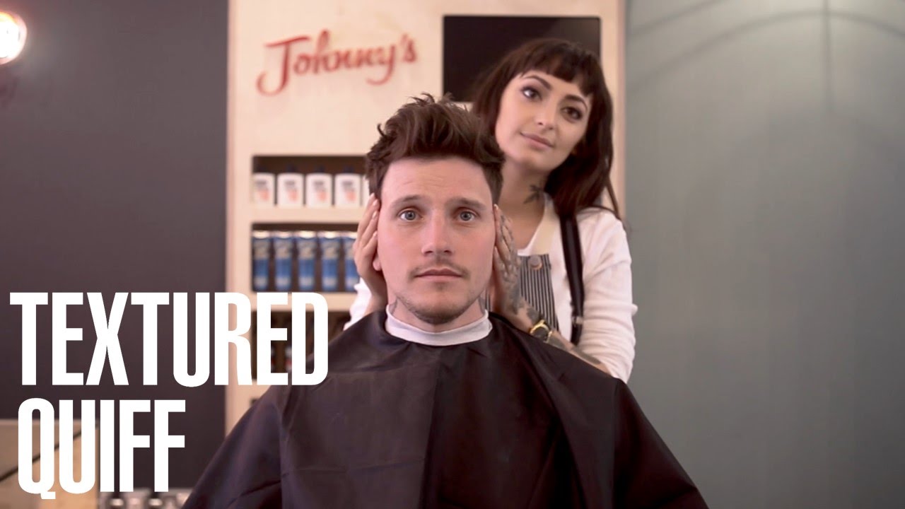 How to Style: Textured Quiff Haircut and Hairstyle Tutorial by Barber ...