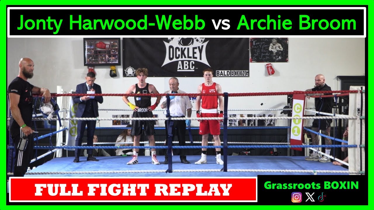 Jonty Harwood-Webb vs Archie Broom - FULL FIGHT - Panthers Gym Home ...