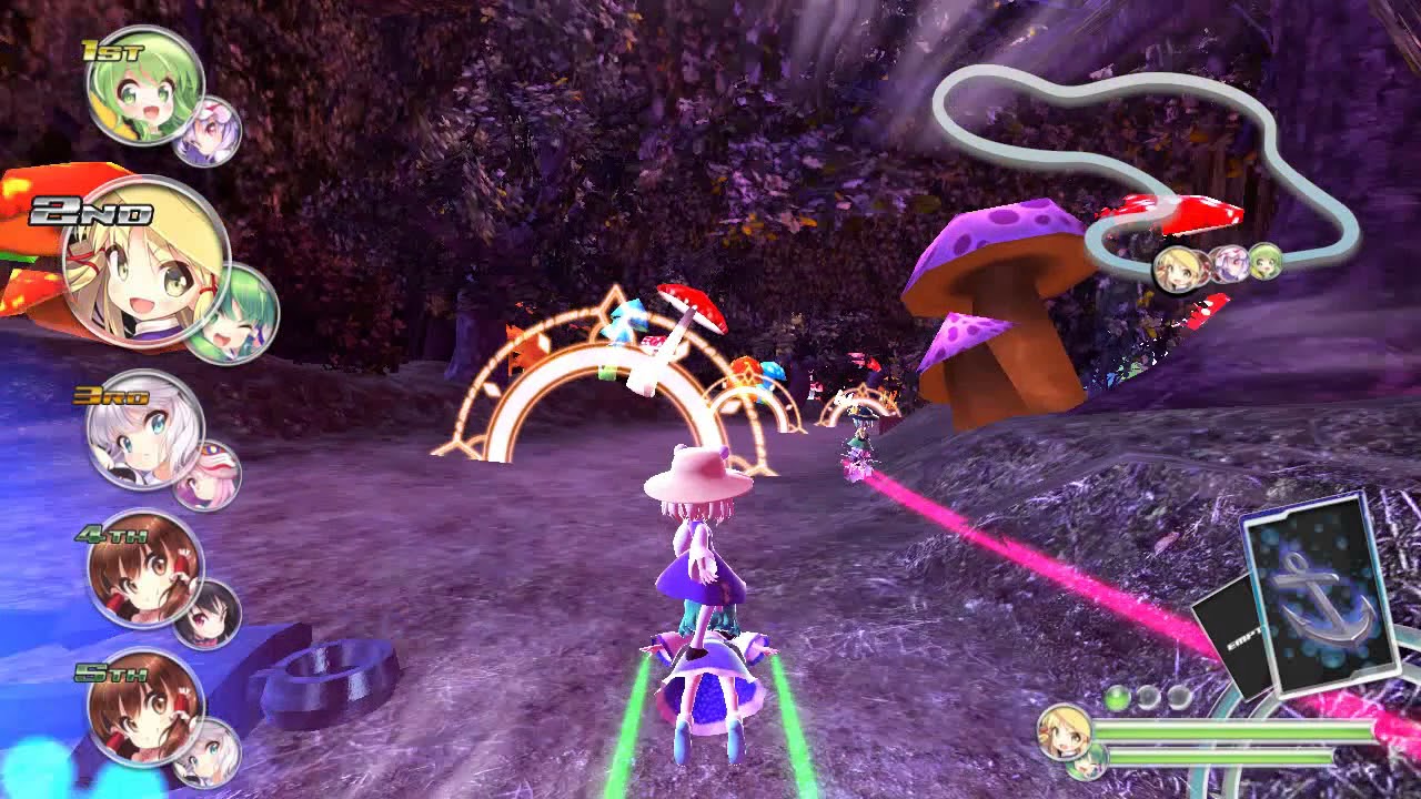 Touhou Racing Game | Gensou Skydrift | Track 2 + Download link - YouTube