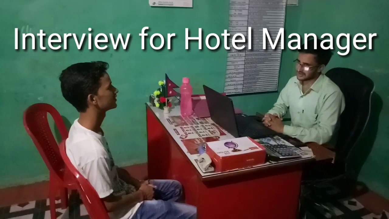 hotel manager interview - YouTube