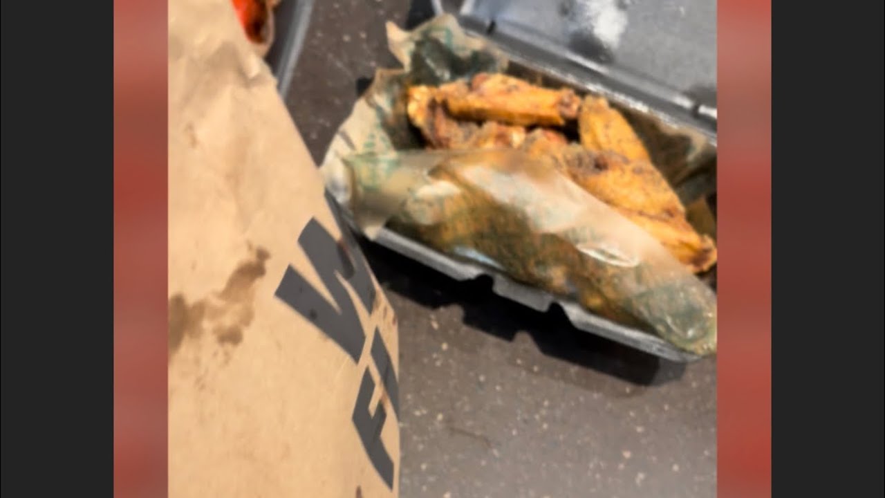Man stated that his wings and fries were overly greasy at Wing Stop ...