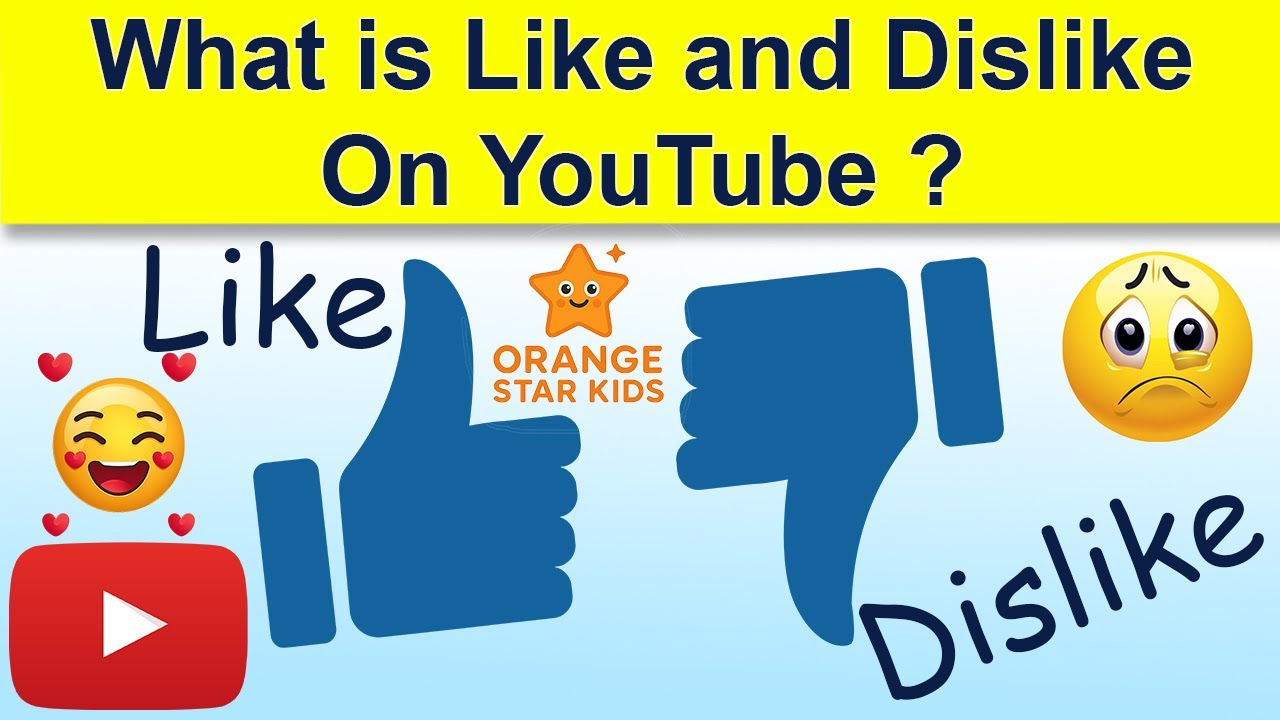 Learn What is Like and Dislike on YouTube | Fun Learning for Kids ...