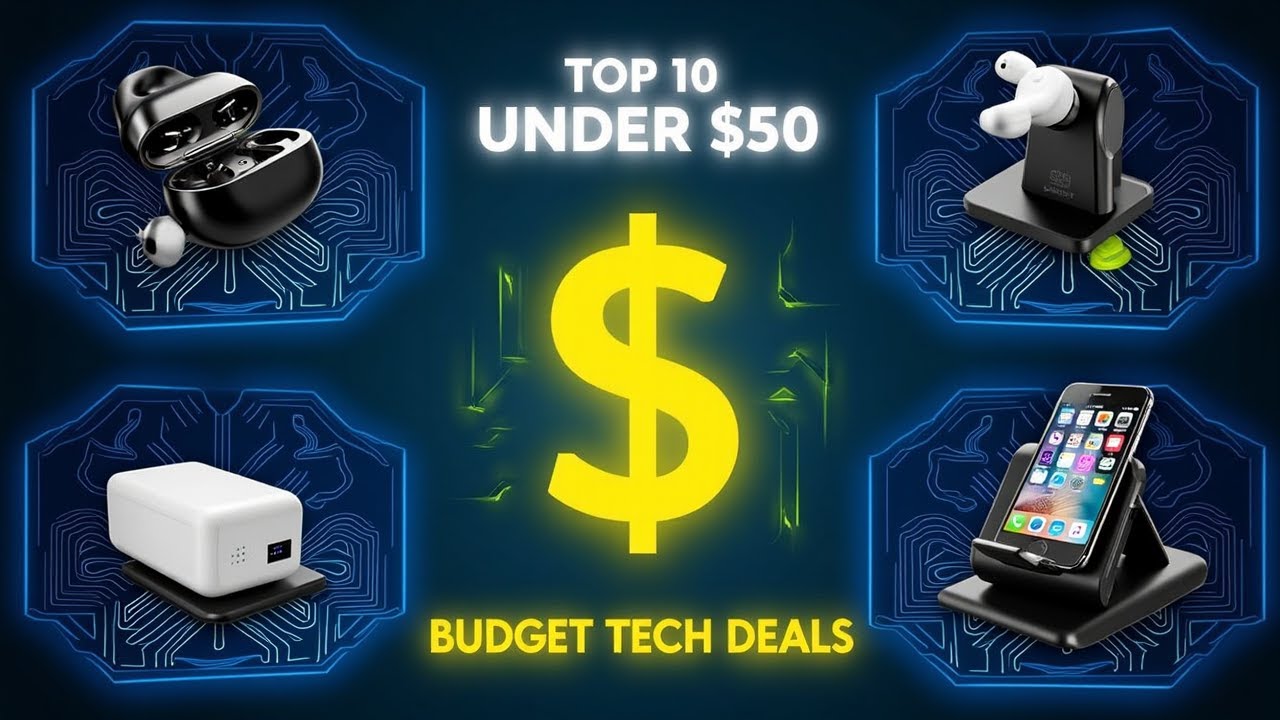 Top 10 Affordable Tech Products Under $50 💸 | Best Budget Gadgets You ...