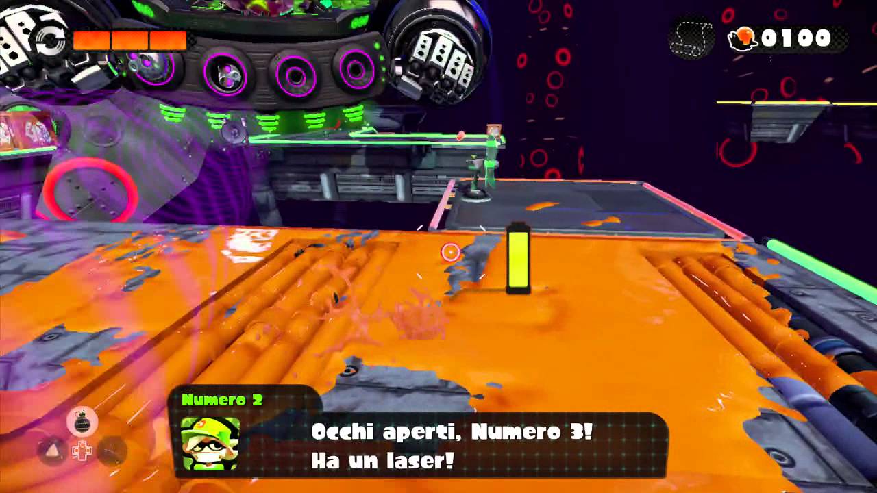 Splatoon Boss 5 part 1 100% Walkthrough HD ITA - YouTube