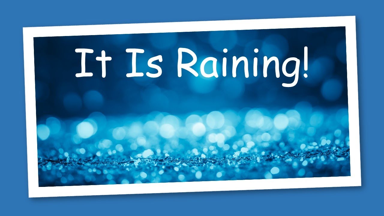 It is Raining: Science Experiment for Kids - YouTube