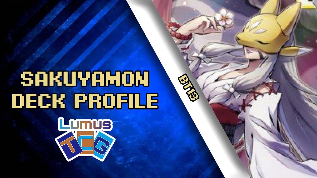 Card Slash - BT13 Sakuyamon Deck Profile - Digimon Card Game - YouTube