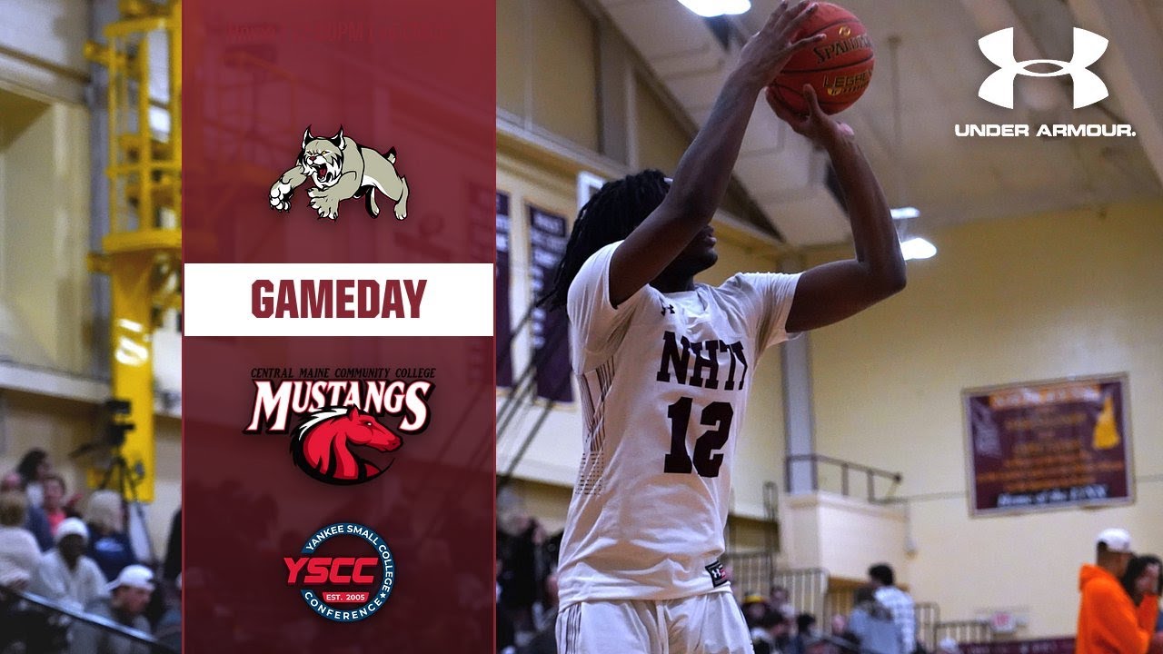 NHTI Lynx vs CMCC Mustangs | YSCC Men's College Basketball - YouTube