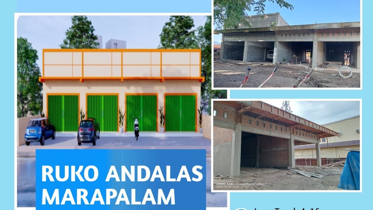 Ruko Andalas Simpang Haru Marapalam Kota Padang - YouTube