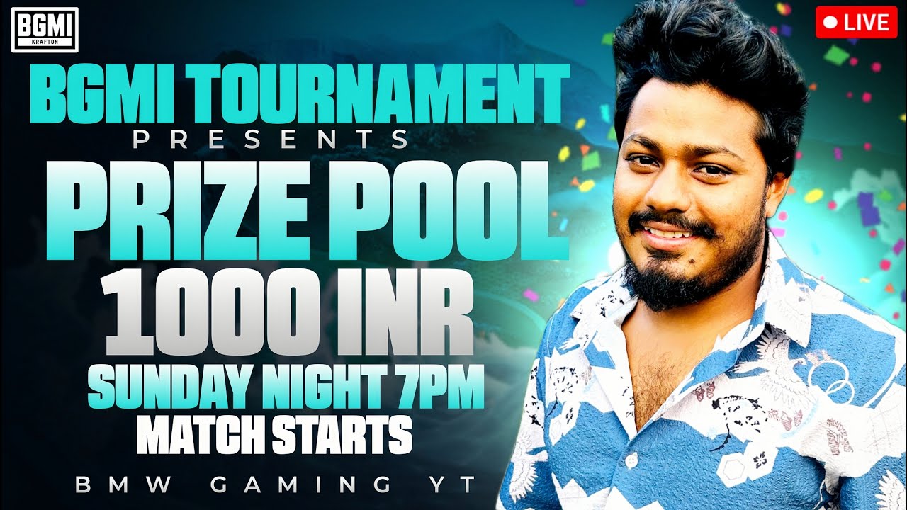 BGMI TOURNAMENT PRIZE POOL 1000 INR BMW GAMING YT | Pubg Mobile BMW VS ...