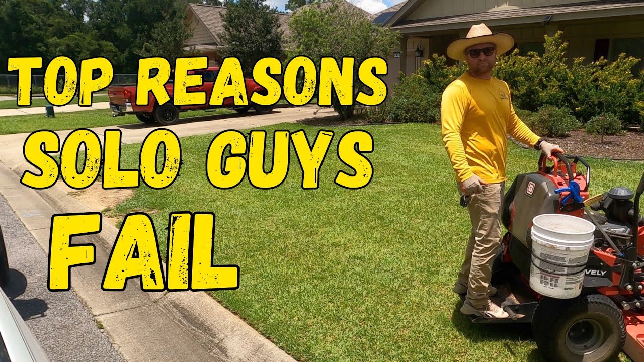 SOLO Guys FAIL In Their Lawn Business Too Often! - YouTube