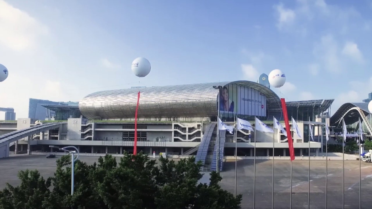 Check out these gorgeous views of the Canton Fair complex! - YouTube