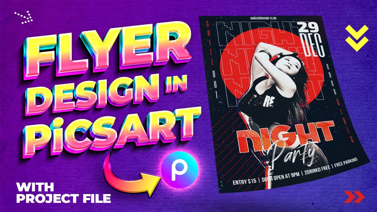 Flyer Design in Android / ISO | Party Flyer Design Tutorial | Like ...