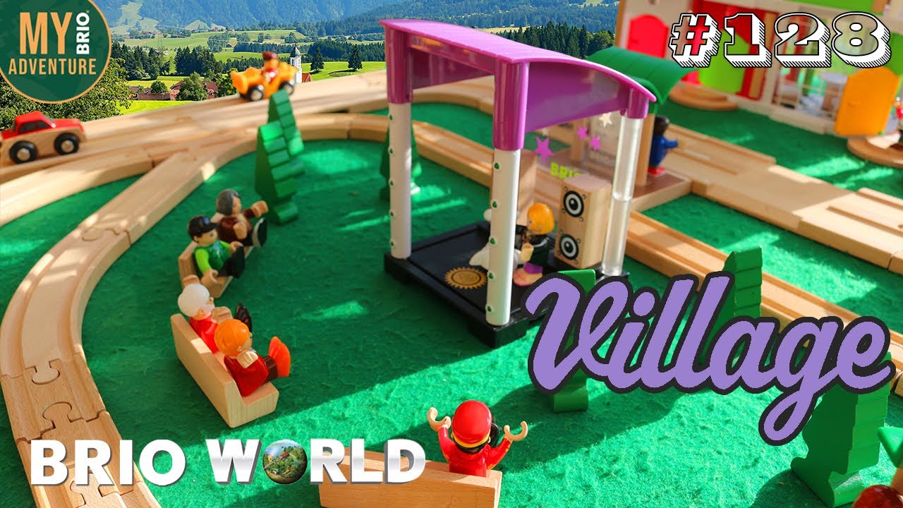 BRIO Village Rail and Road Layout [128] - YouTube