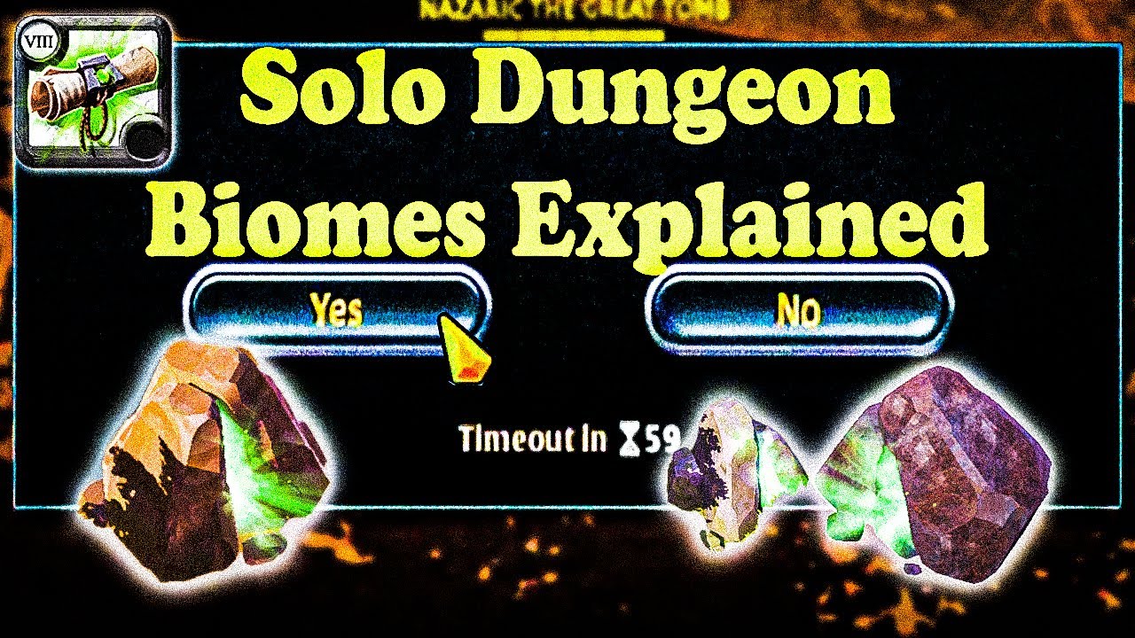 Albion Online: Solo Dungeon Biomes Explained | Key Differences ...