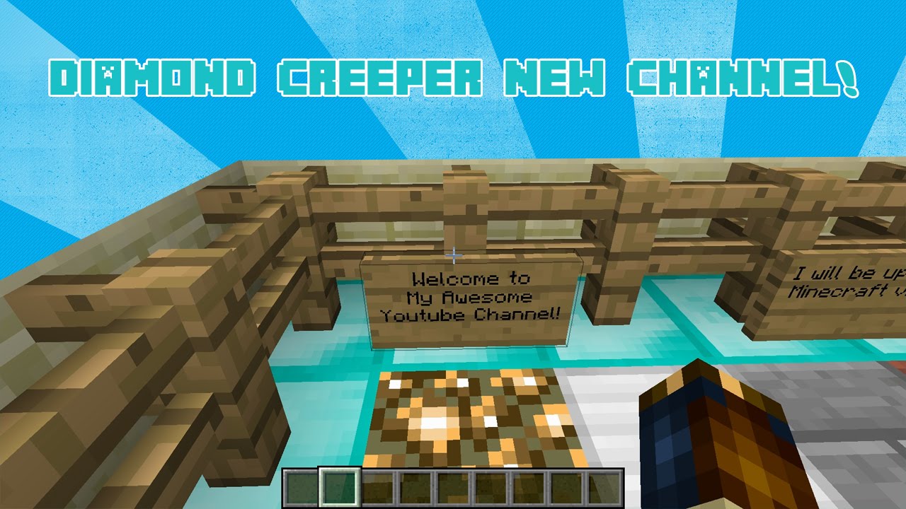 Diamond Creeper New Minecraft Channel! - YouTube