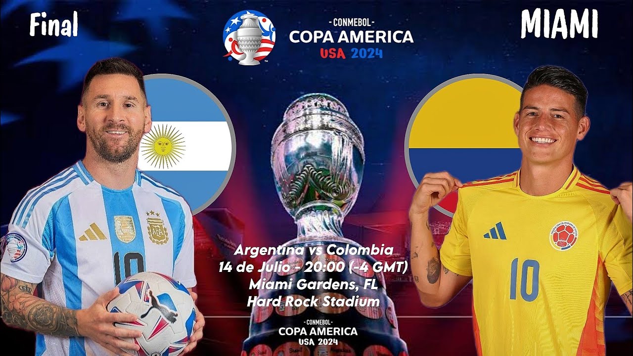 Argentina vs Colombia | Copa América USA 2024™ Final Full Match | DLS ...