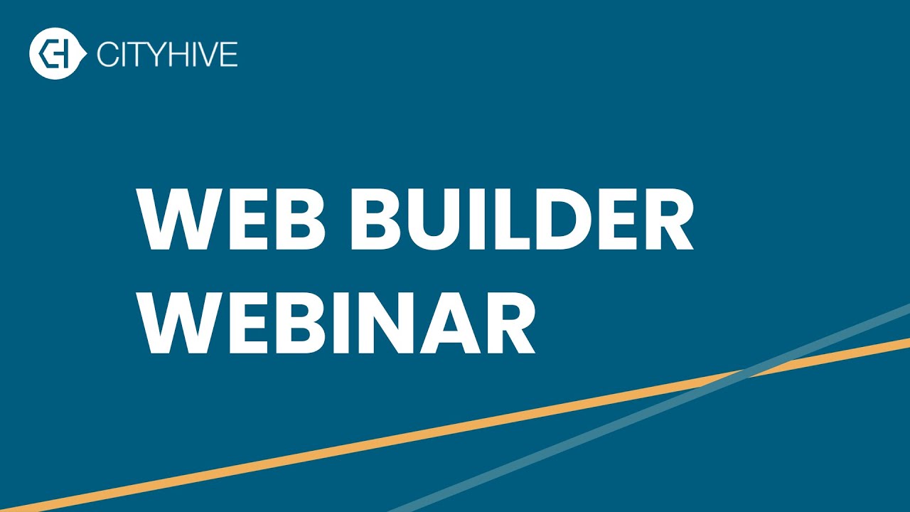Web Builder Webinar FULL VERSION - YouTube