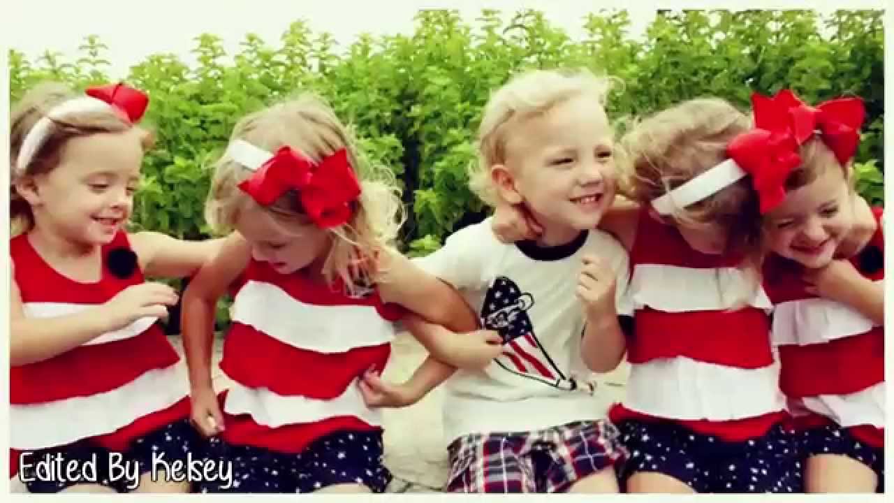 Happy 6th Birthday Jones Quints - YouTube