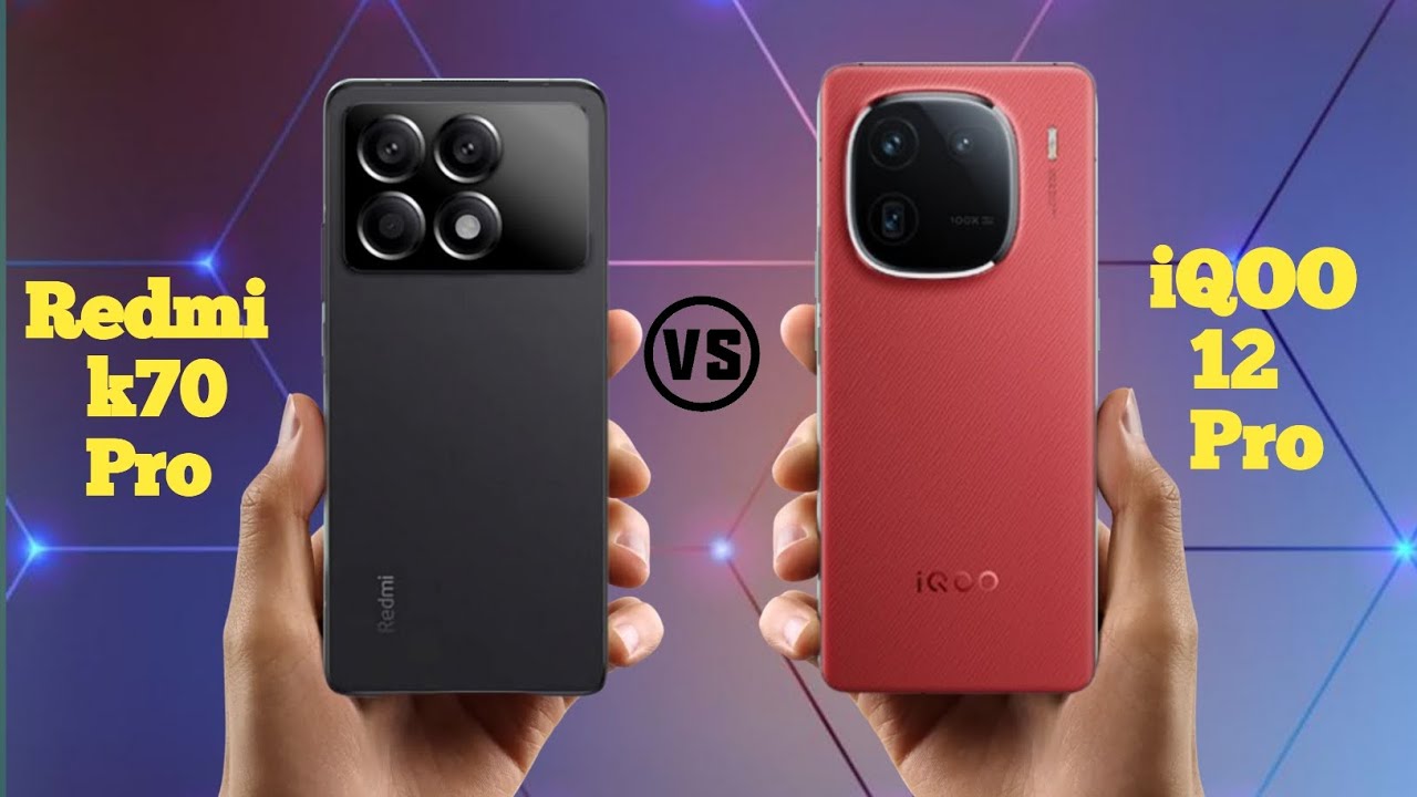 Redmi k70 Pro Vs iQOO 12 Pro ll Full comparison ll Camera test ll Price ...