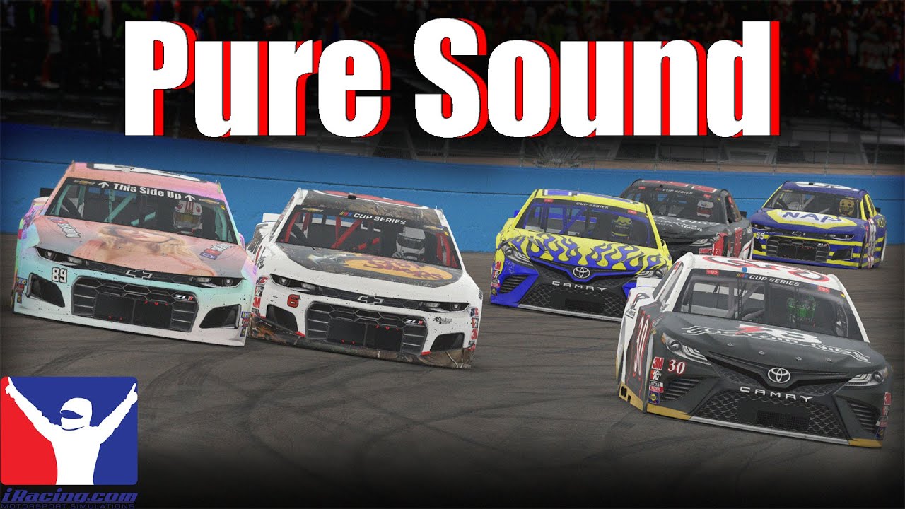 NASCAR Cup Cars @ Phoenix | Pure Sound Onboard | Background Noise ...