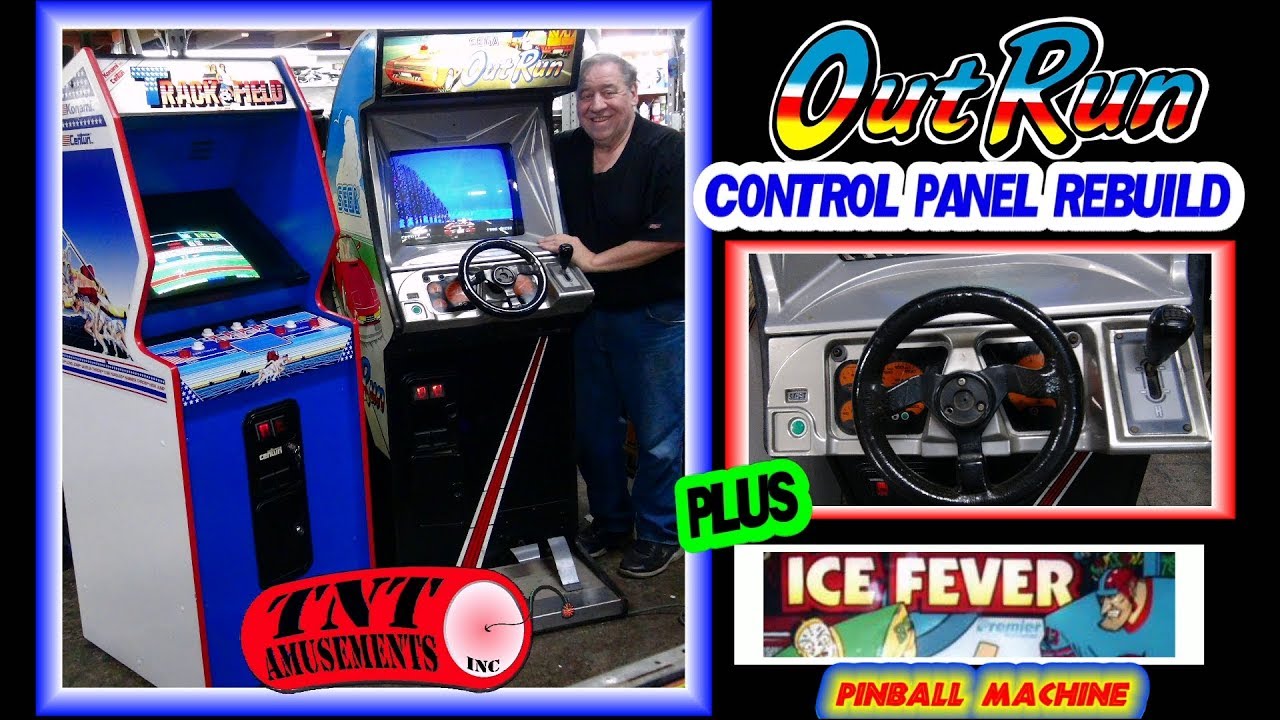 #1518 Sega OUTRUN Control Panel Rebuild TODD'S TIPS & Gottlieb ICE ...