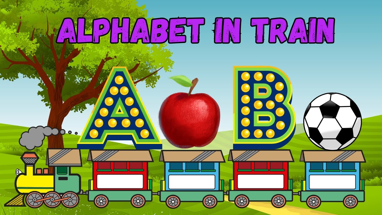 Learn Alphabet Train | ABC Learning for kids - YouTube