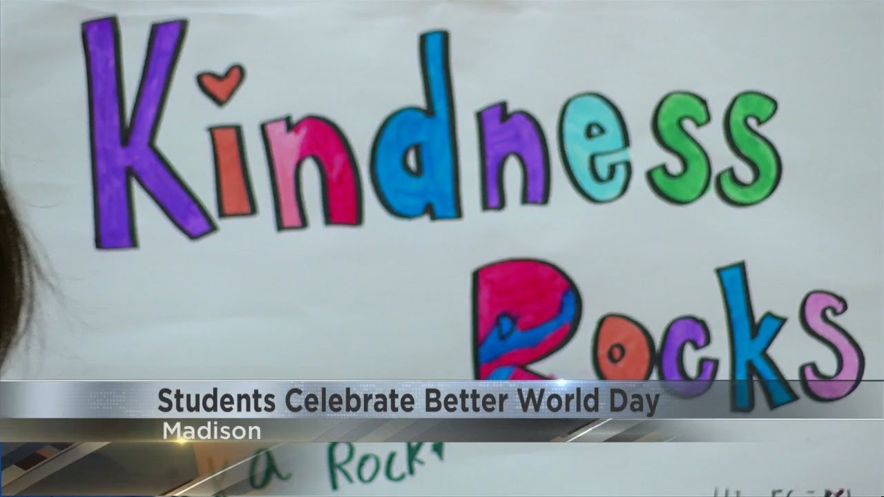 Students celebrate Better World day - YouTube