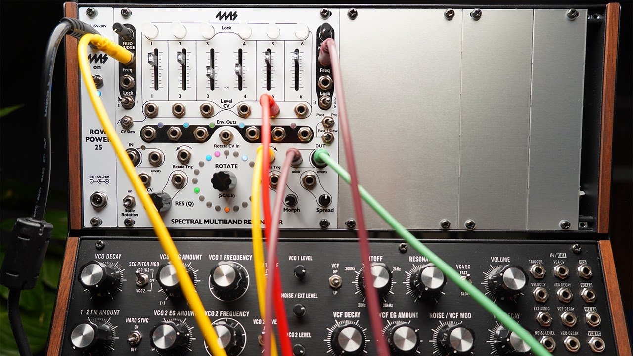 Planting Roots || 4MS Spectral Multiband Resonator + Moog DFAM - YouTube