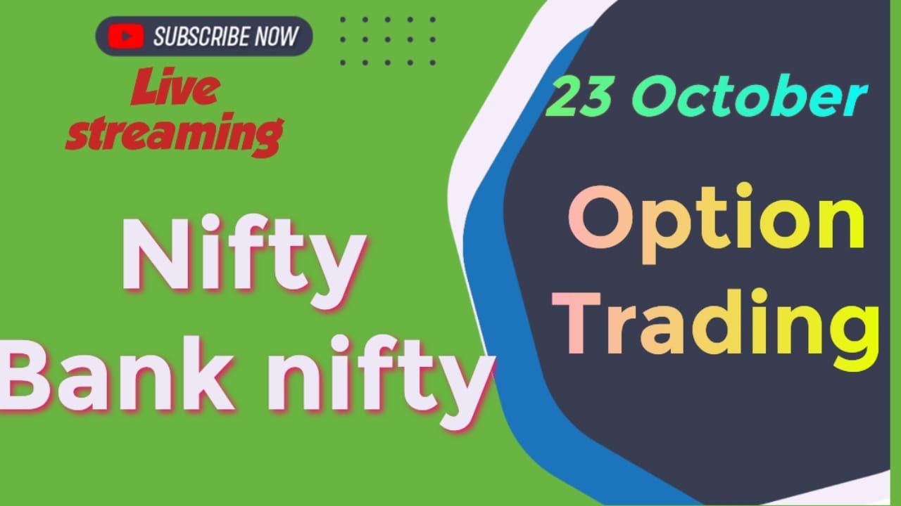 Live trading Bank nifty nifty Options // Bank nifty Expiry 23 October Analysis - YouTube