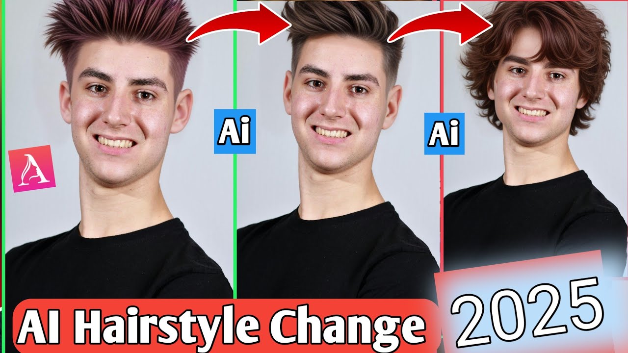 change your hair style in seconds | hairstyle change ai | ai hairstyle ...