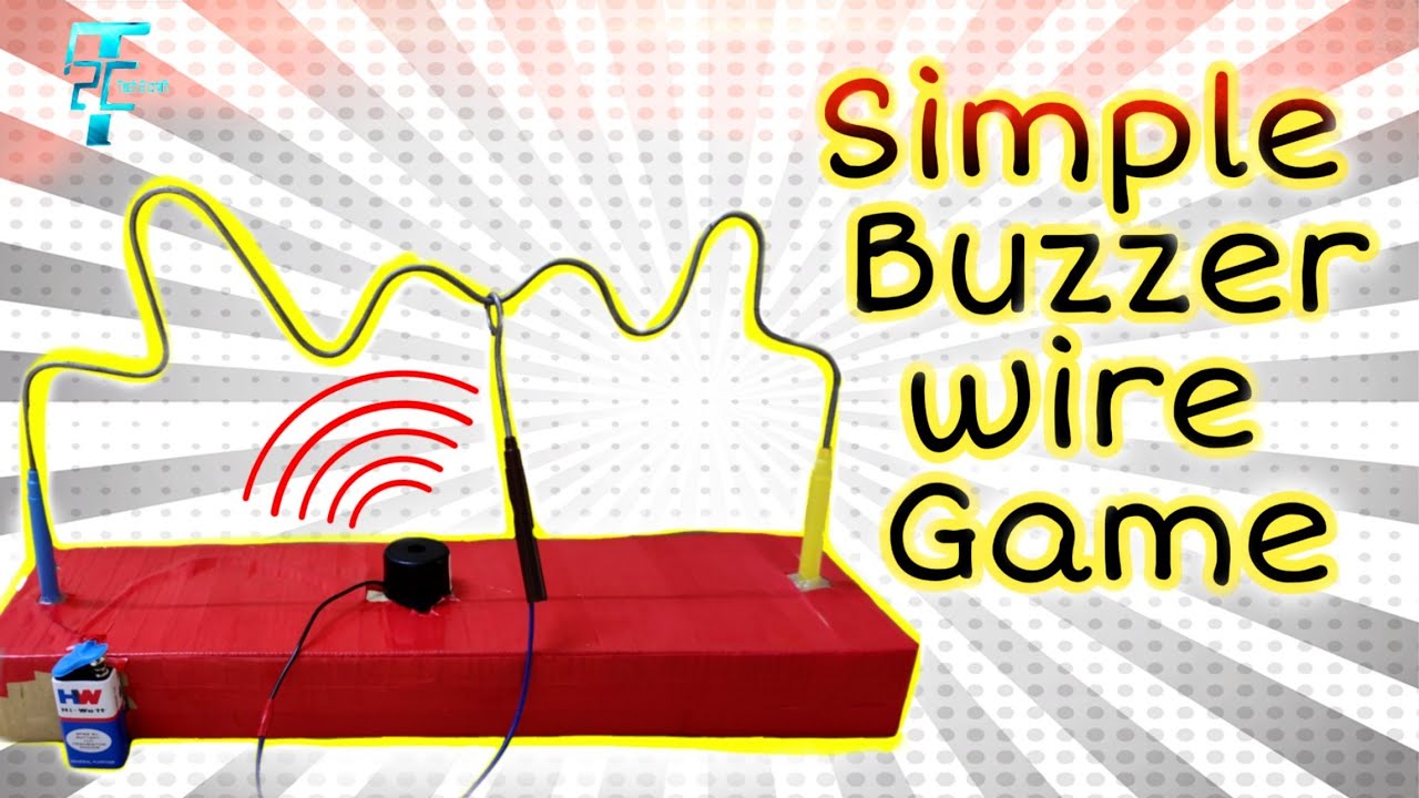 How to make buzzwire game diy| tech2craft - YouTube