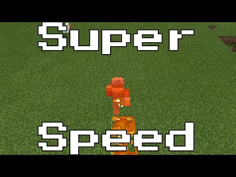 How to get superspeed in minecraft - YouTube