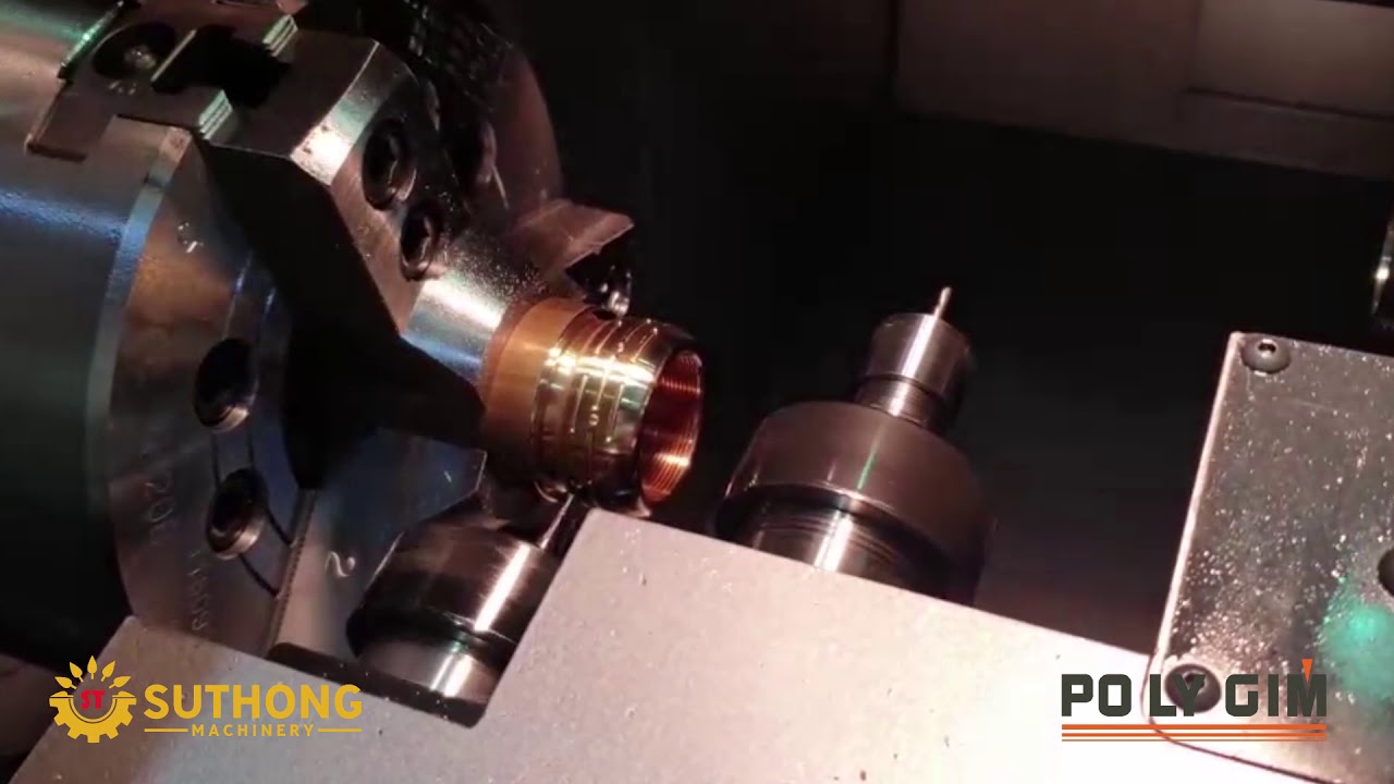 CNC LATHE POLYGIM สินค้ารุ่น PLG 42L - YouTube