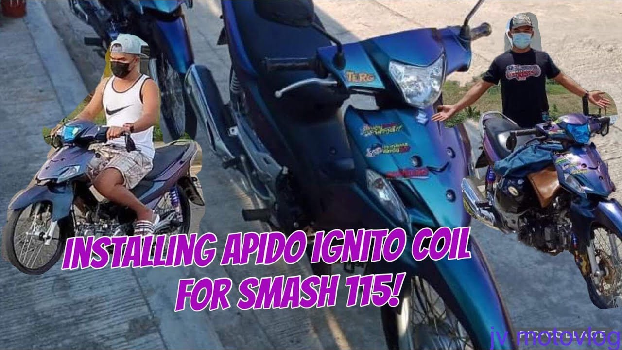 INSTALLING APIDO IGNITION COIL FOR SMASH 115 |VLOG#7|| jv motovlog ph ...