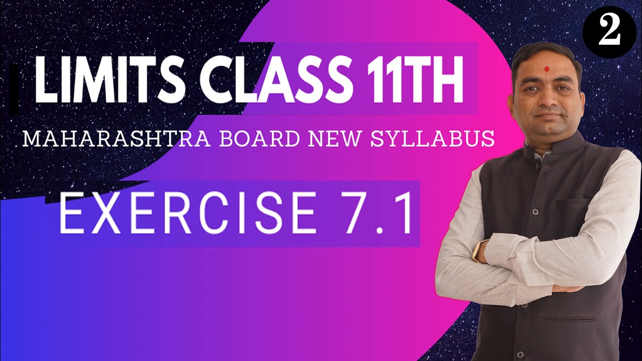 Limits Exercise 7.1 Class 11th Maharashtra Board New Syllabus Part 2 ...