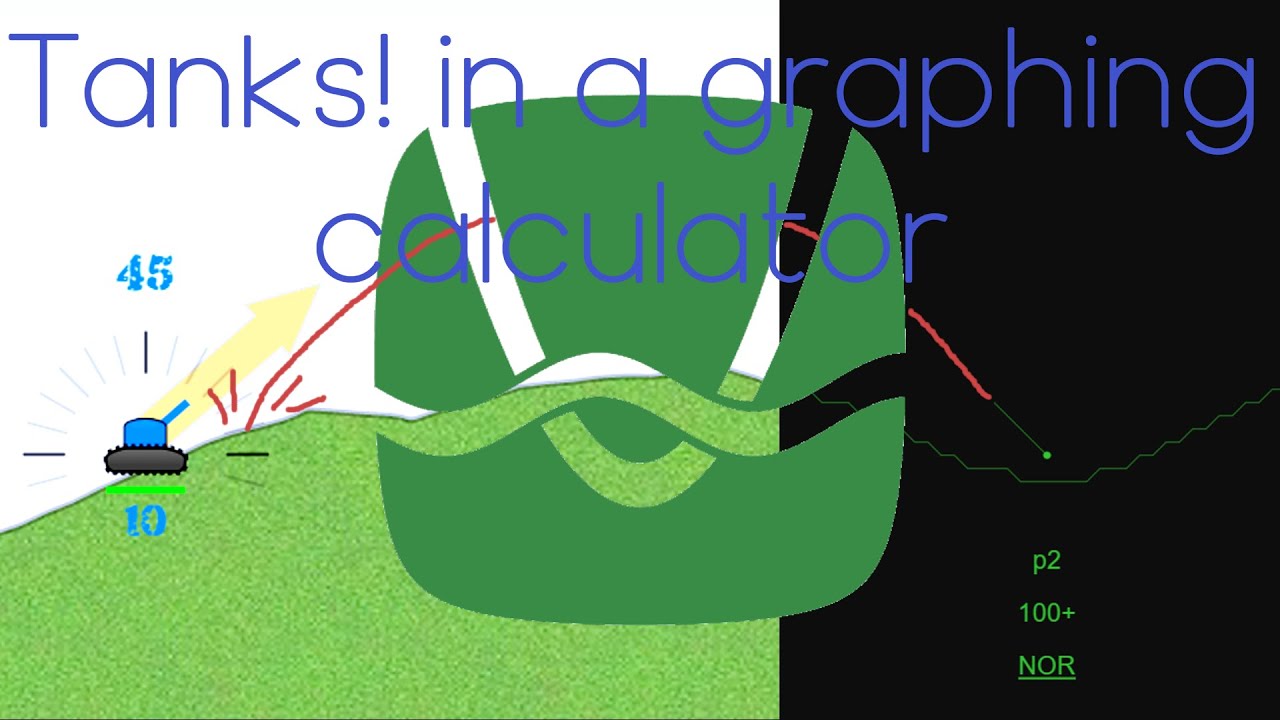 Tanks! in the Desmos graphing calculator - YouTube