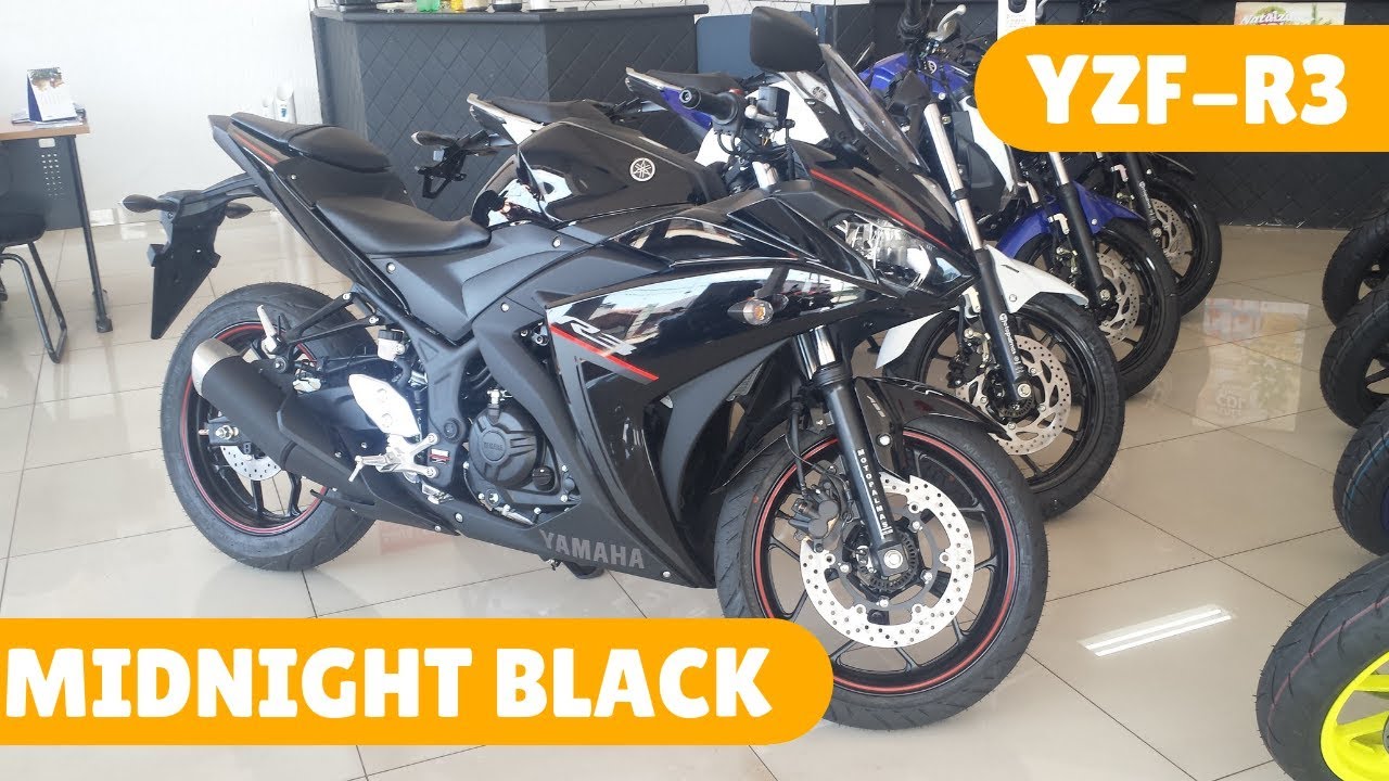 Yamaha R3 [2019]: Midnight Black - YouTube