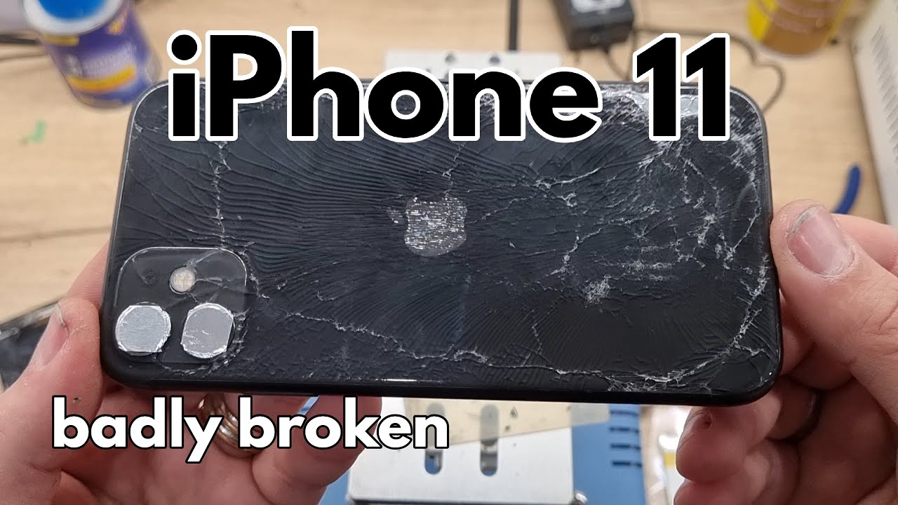 iPhone 11 BACK GLASS replacement-Full video 4K - YouTube