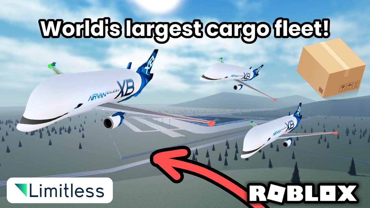 📦 Building the ULTIMATE CARGO AIRLINE in Roblox! | Roblox Limitless ...