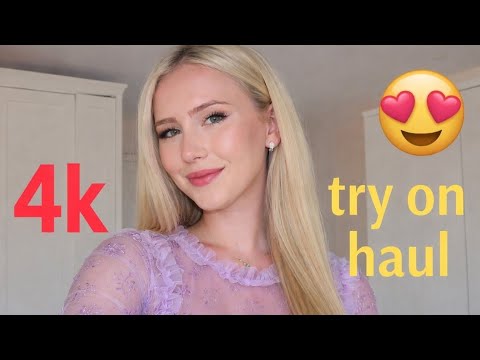 4K Fashion Micro Bikini Try-On Haul | Transparent Lingerie & See-through Styles With Me
